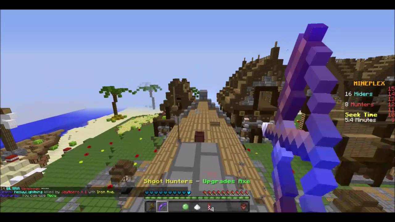 I DIDN'T GET HYPER AXE! | Minecraft Block Hunt #2 - YouTube