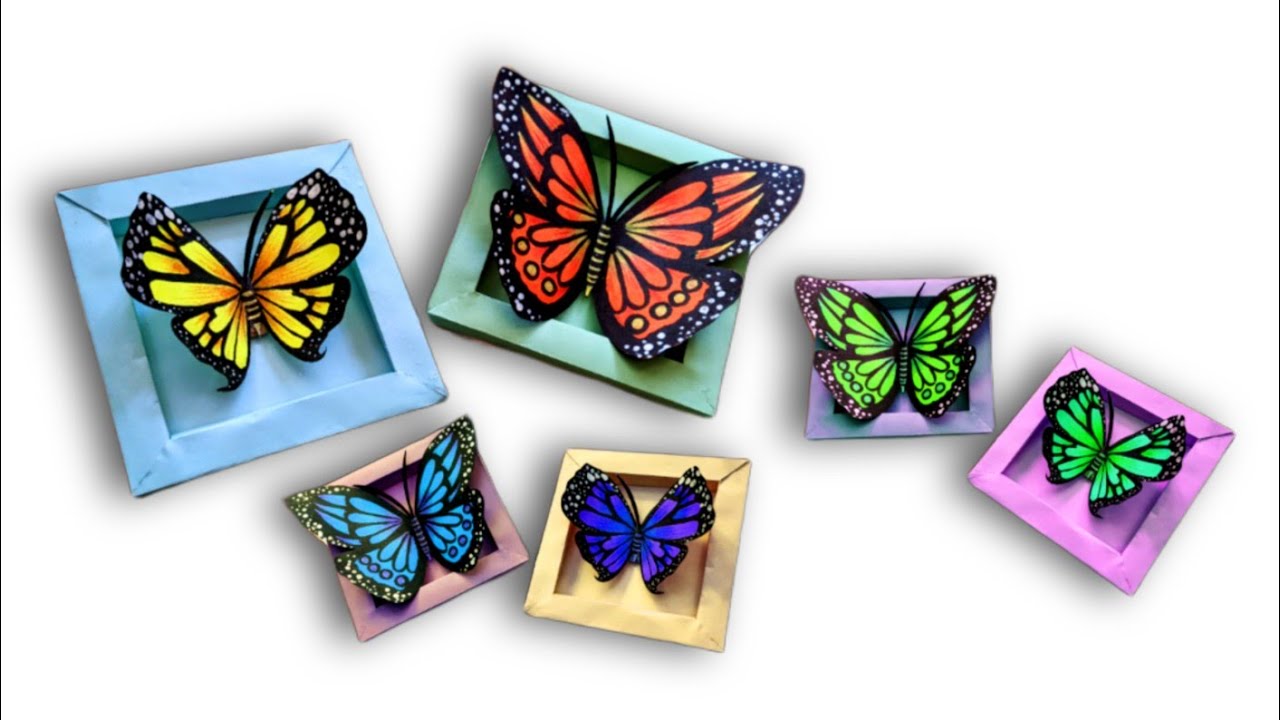 Creative 3D paper craft ideas | DIY | art and craft | home decor | cute ...