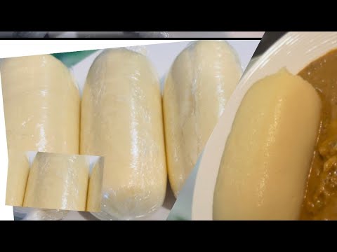 Comment faire du Foufou de semoule de blé et manioc - YouTube