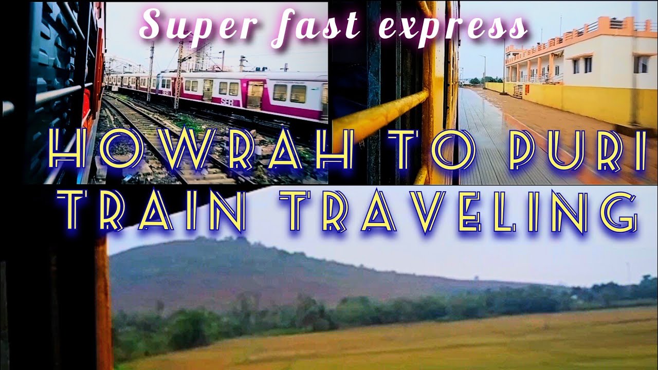 Howrah to puri train traveling🚃🚂।হাওড়া থেকে পুরীর ট্রেন যাত্রা।#train# ...