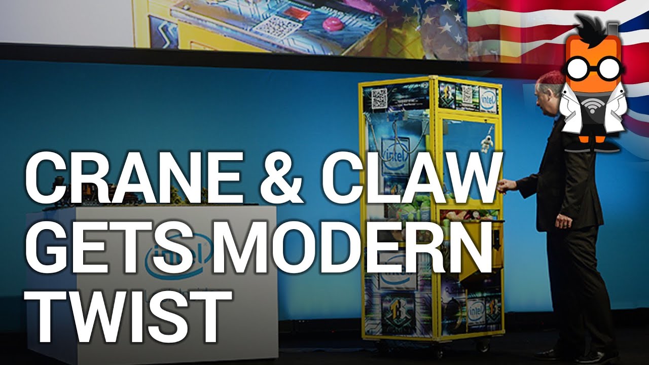 Arcade Claw Machine Gets Modern Twist with Intel RealSense - YouTube