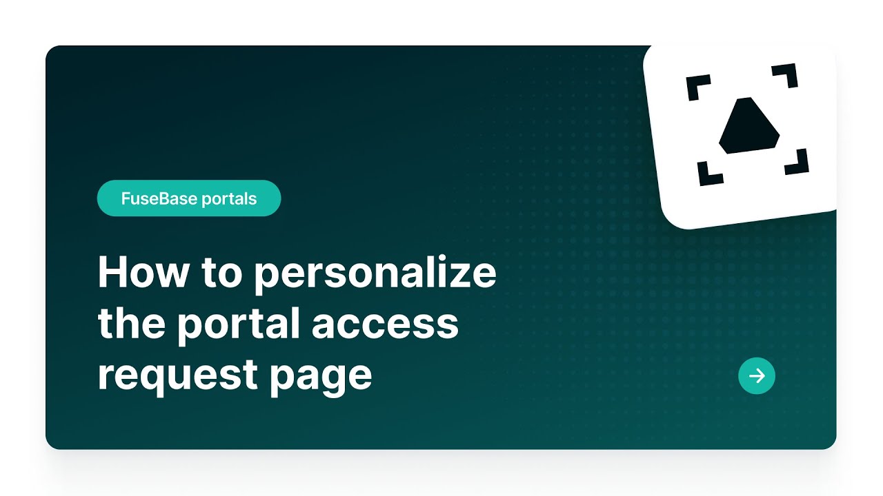 How to Create a Personalized Portal Access Request Page - YouTube