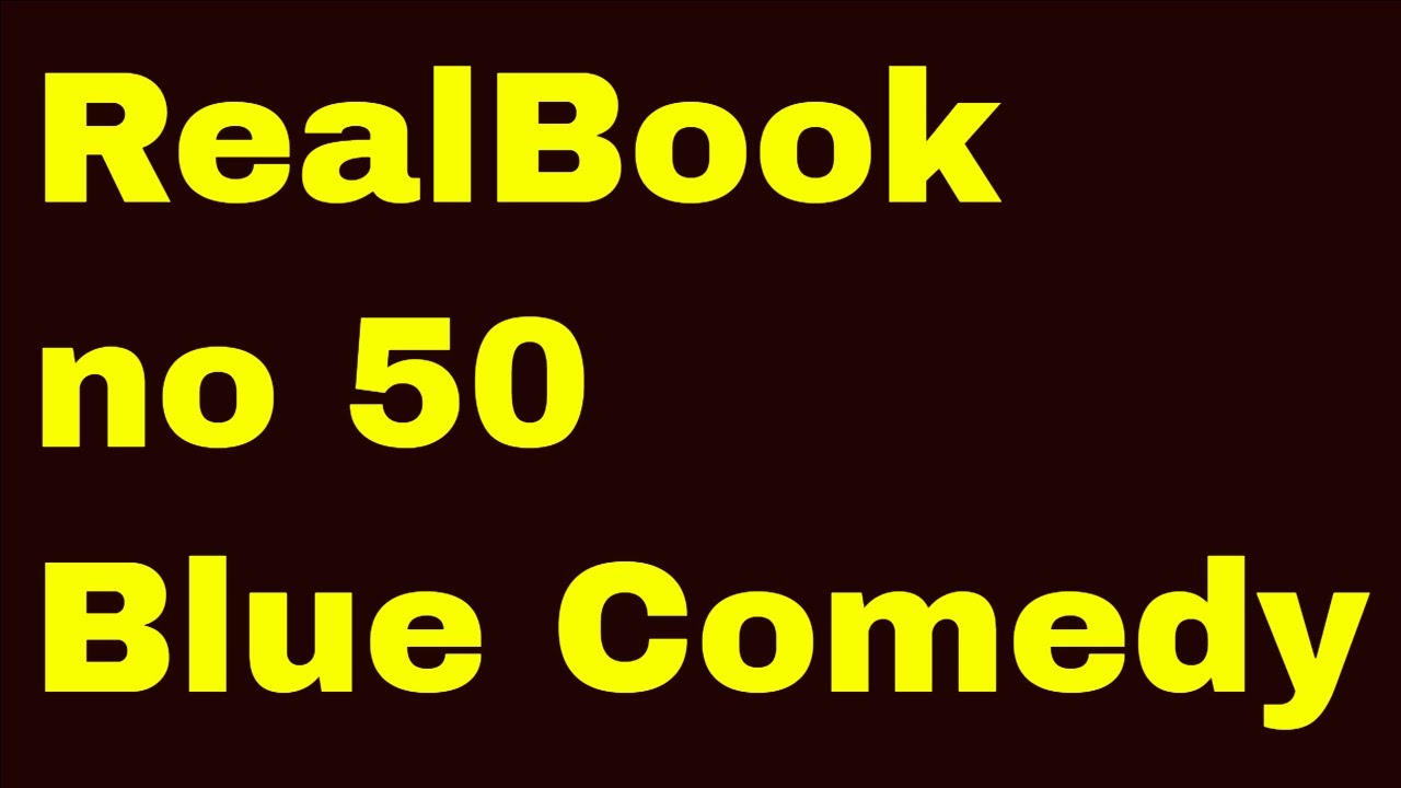 [무작정리얼북듣기]50. Blue Comedy - YouTube