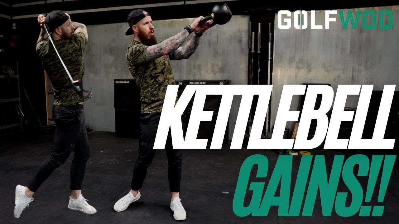 How to Golf Fitness: Rotational Kettlebell Swing - YouTube