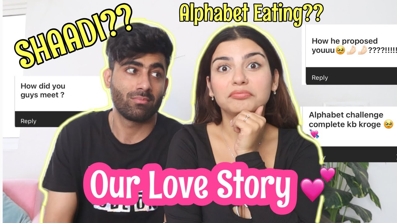 QnA : Our Love Story |How did we meet ?| Alphabet Eating When?| Yashita ...