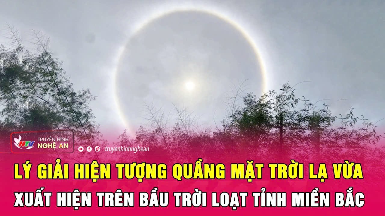 Lý giải hiện tượng quầng mặt trời lạ vừa xuất hiện trên bầu trời loạt ...