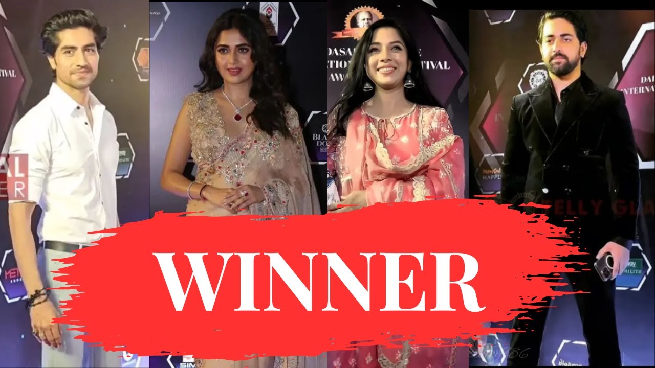 Dada Sahib Phalke Awards 2023 Harshad Chopda , Tejasswi Prakash ...