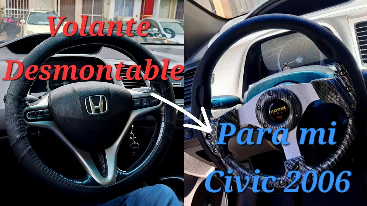 Proyecto Civic 2006 - Instalación de volante desmontable. - YouTube