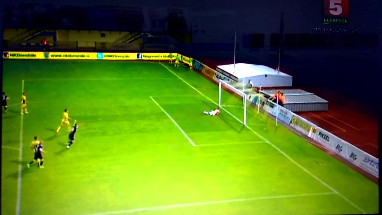 NK Domzale Slovenia - Shakhter Soligorsk Belarus Goal Denis Laptev ...