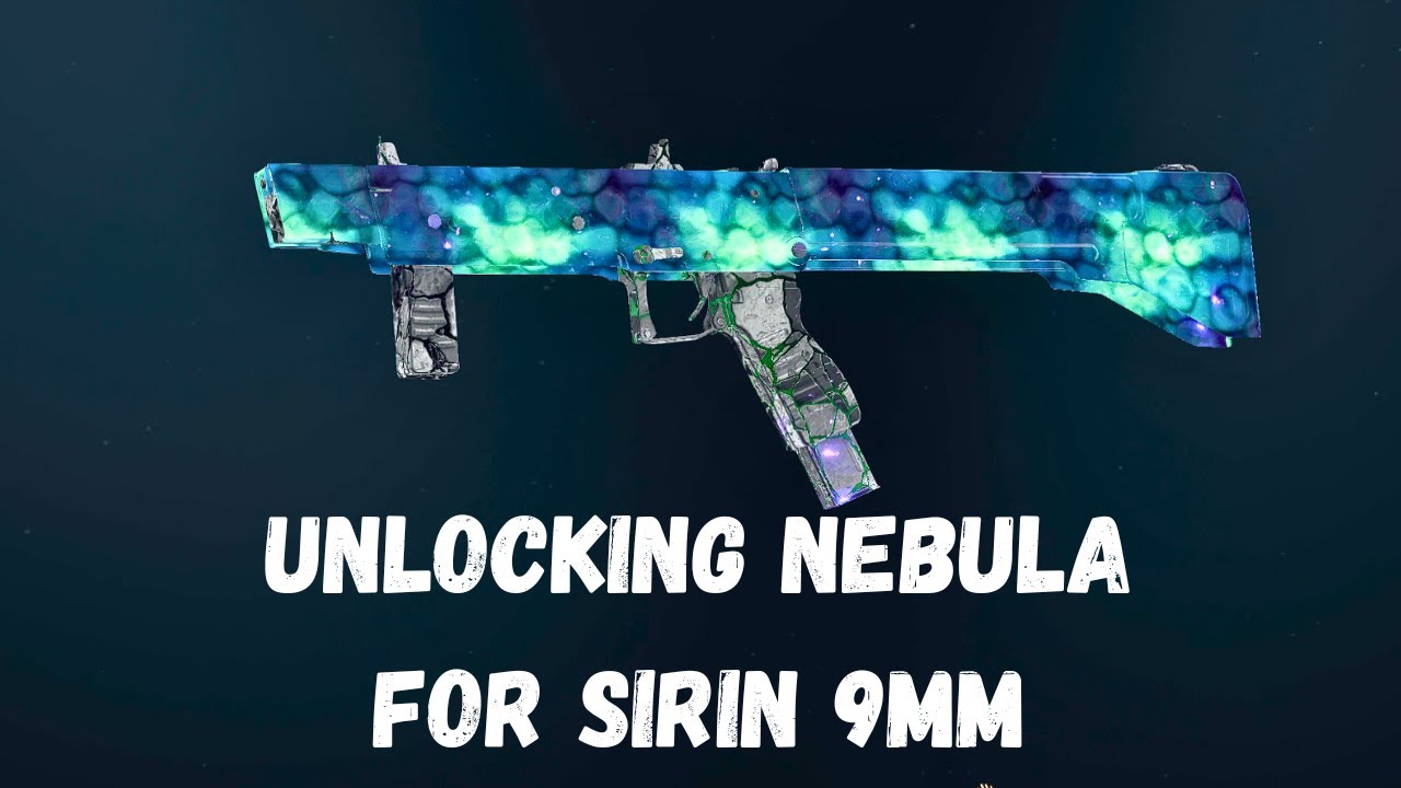 Unlocking Nebula camo for SIRIN 9MM in COD Black Ops 6 Zombies - YouTube