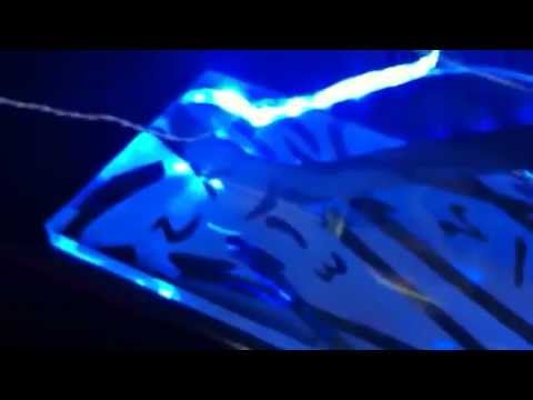 Acrylic Sword with LED lights - YouTube