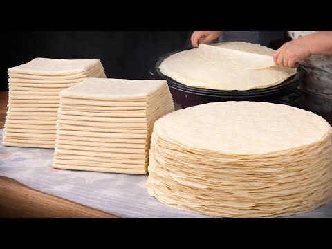 Hazır Yufkayı Unutun❗ Yufkacıların Gizli Yöntemiyle Evde Yaş Yufka Yapımı (Çok Kolay)