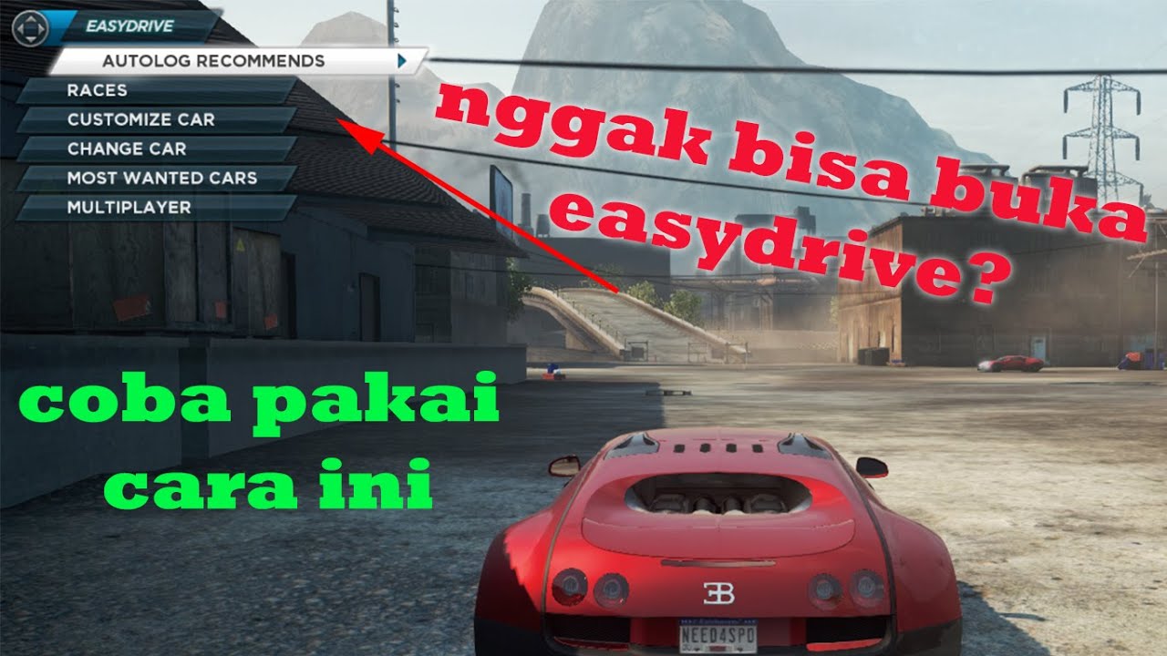 Cara membuka menu EASYDRIVE di | NFS Most Wanted 2012 - YouTube