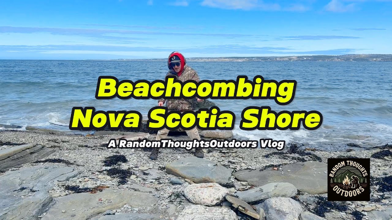 Beachcombing Nova Scotia shore, Cape Breton - YouTube