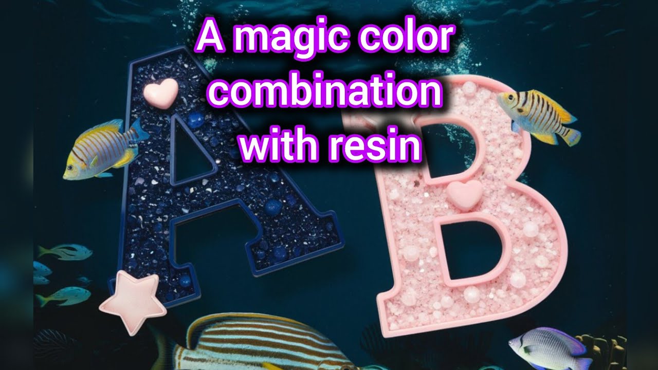 A magical color combination with resin. With this color combination ...