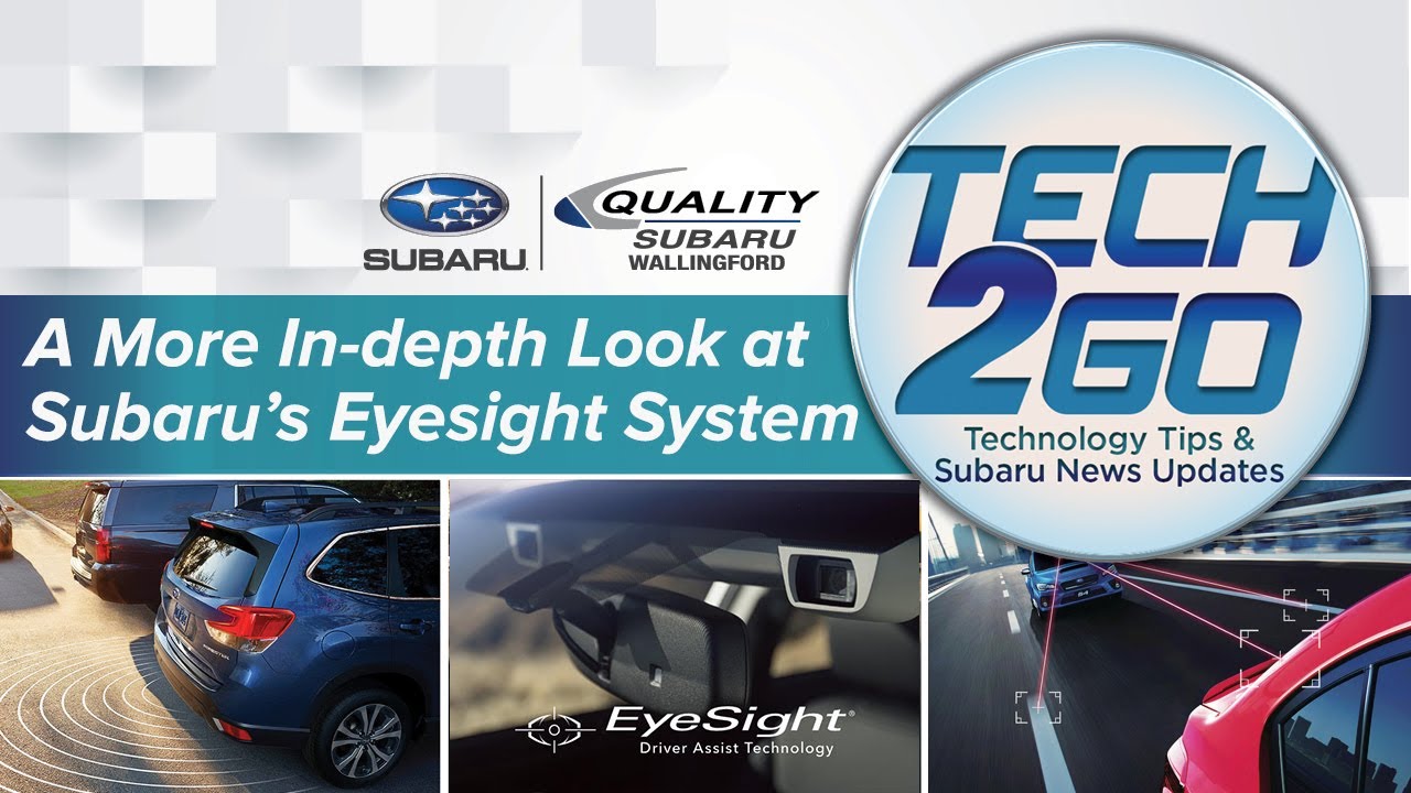 Tech To Go - A More In-Depth Look at Subaru's Eyesight System - YouTube