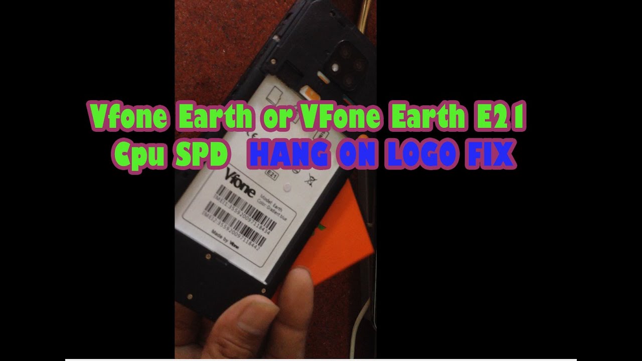 How to Flash Vfone Earth or VFone Earth E21 Cpu SPD HANG ON LOGO - YouTube