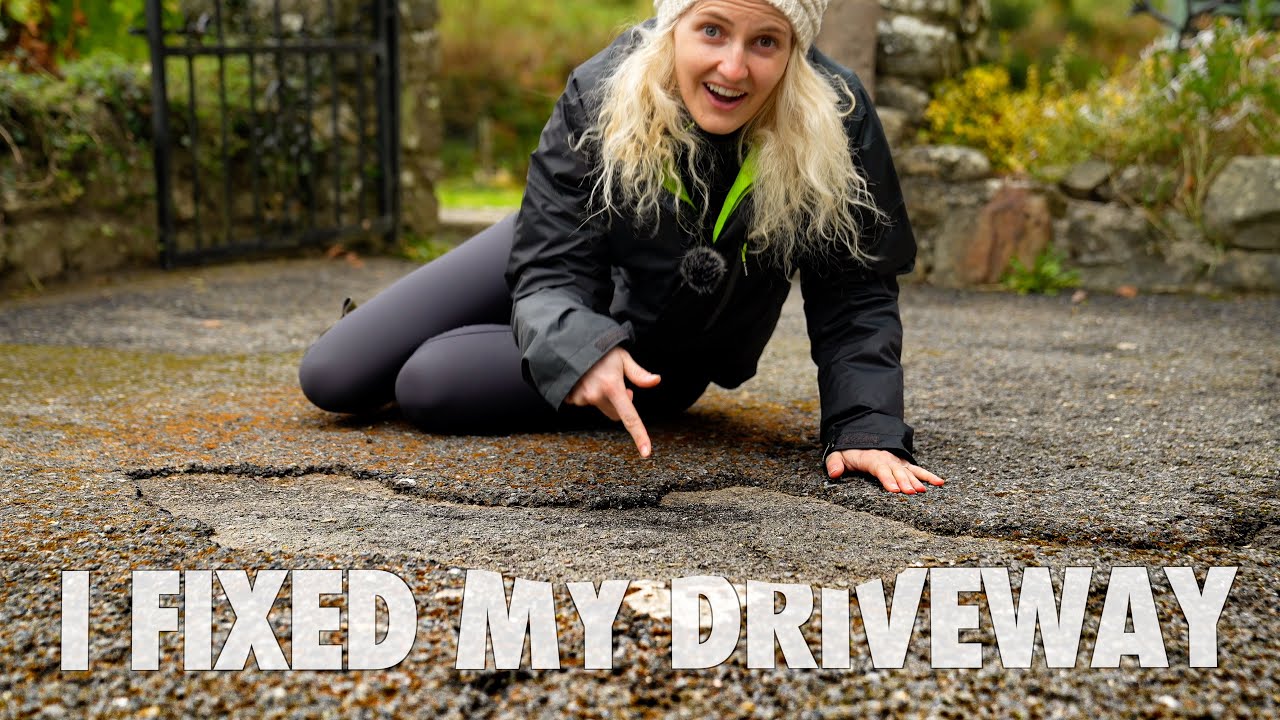 Easy DIY Pothole Fix With Cold Lay Tarmac - YouTube