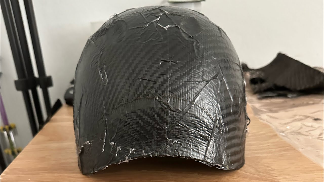 Homemade BALLISTIC HELMET update. - YouTube