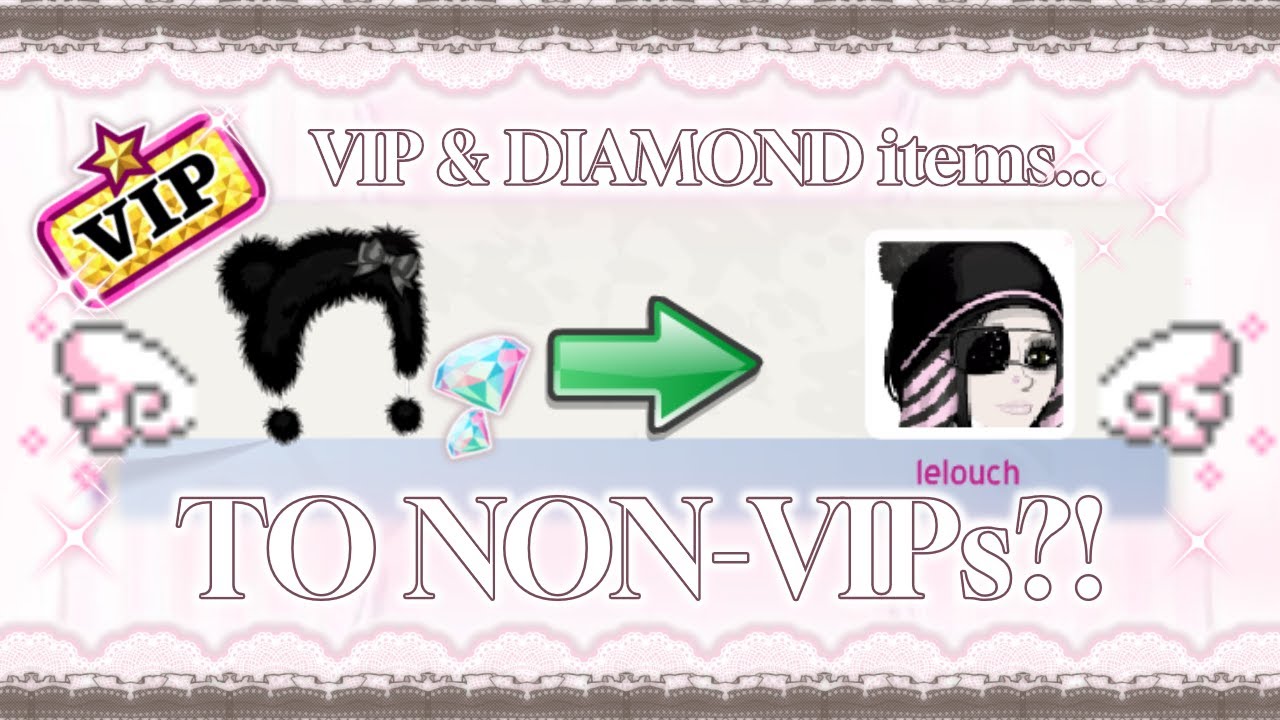 ⊹ ࣪ ˖ How to gift NON-VIPs Diamond & VIP Items 2025 || MSP ₊˚⊹♡ - YouTube