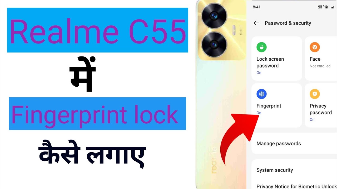 How To Use Fingerprint Lock Setting Realme C55 Mobile Main How To Use Fingerprint Lock Setting Realme C55 Mobile Main