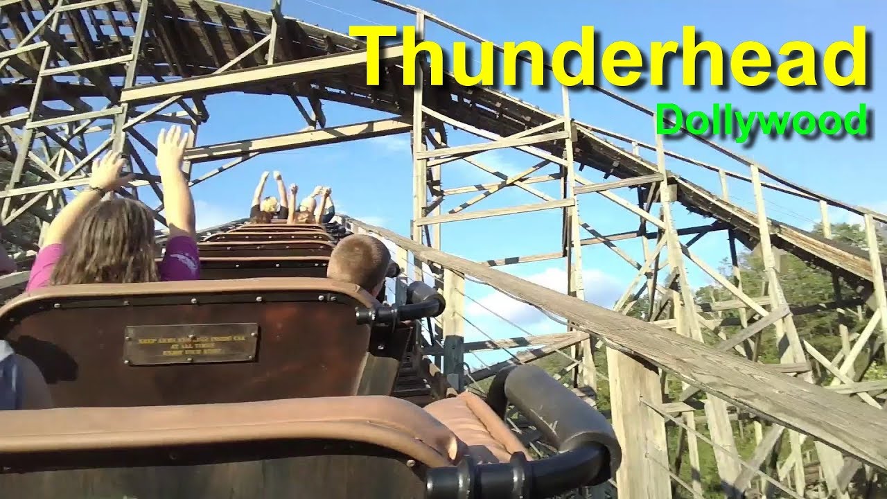 Thunderhead Wooden Roller Coaster On Ride HD POV Dollywood PIgeon Forge Tennessee - YouTube