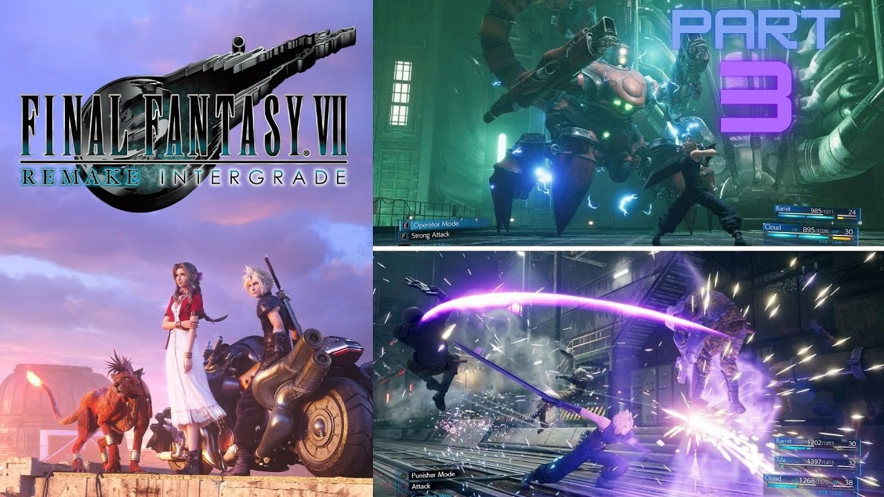Final Fantasy VII Remake Intergrade【GOD MODE】- Part 3 Walkthrough - YouTube