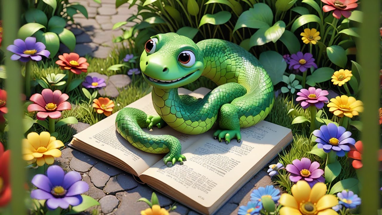 The Sneaky Snake That Stole My Book 🐍📖 | Fun Kids Story | Preschool ...