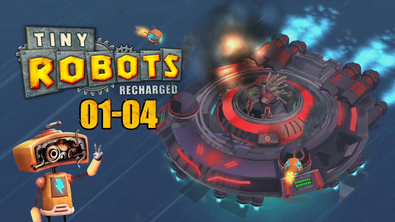 Tiny Robots Recharged: Stage 01-04 | Walkthrough | Gameplay - YouTube