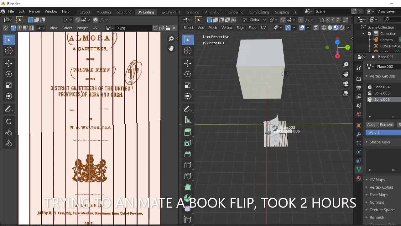 ANIMATING A BOOK FLIPS.... - YouTube