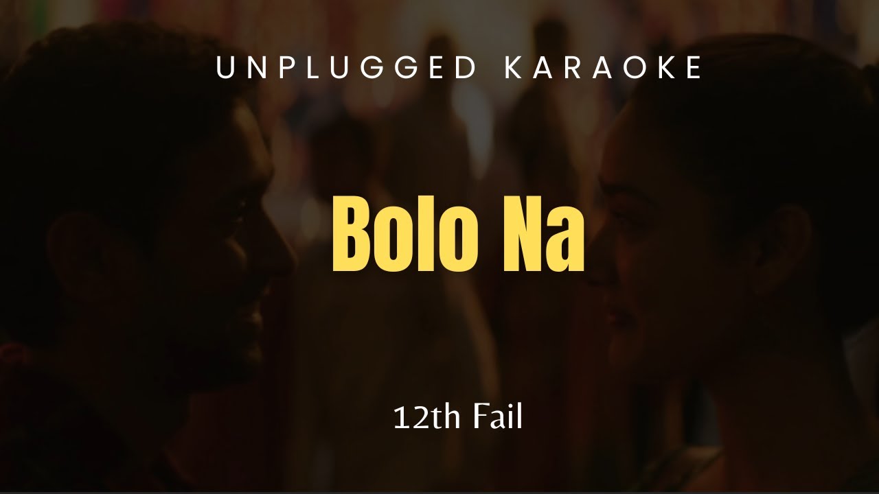 Bolo Na -12th Fail | Unplugged Karaoke | Shreya Ghoshal - YouTube