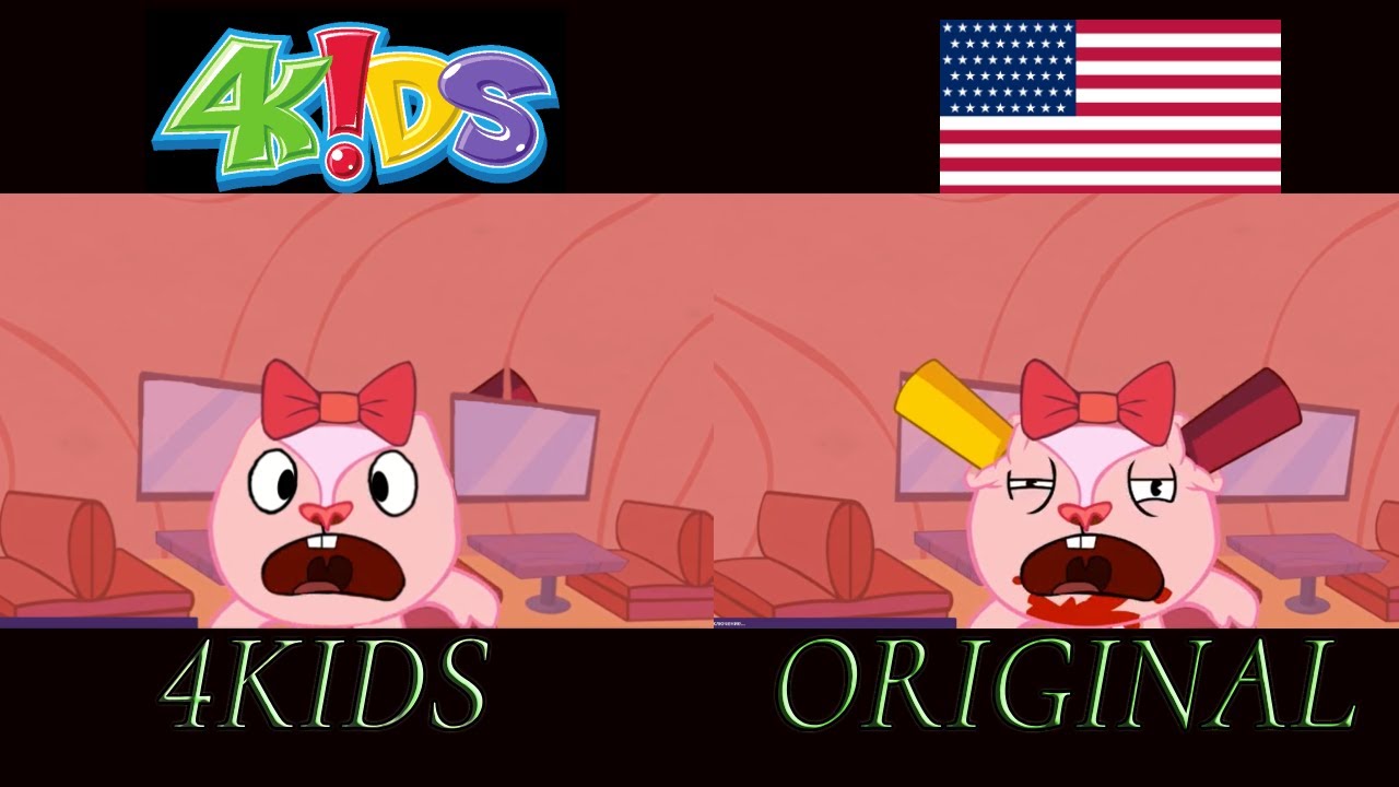 4kids Censorship in Htf #4 - YouTube