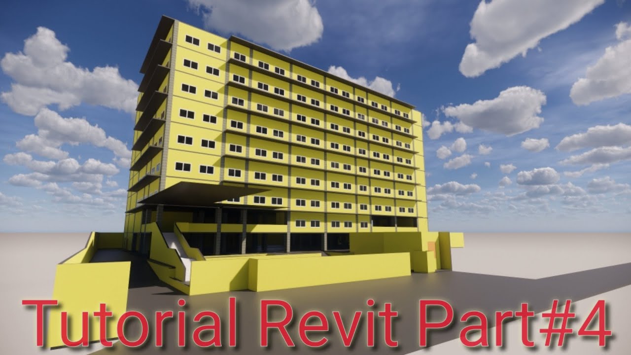Tutorial Revit (Modeling Gedung Part 5 ) - YouTube