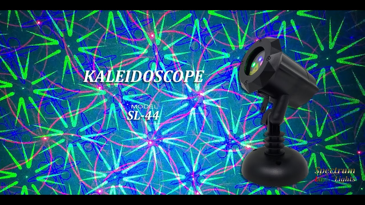 SL-44 - Kaleidoscope - Multi Pattern Projector Laser Light - NEW! - YouTube