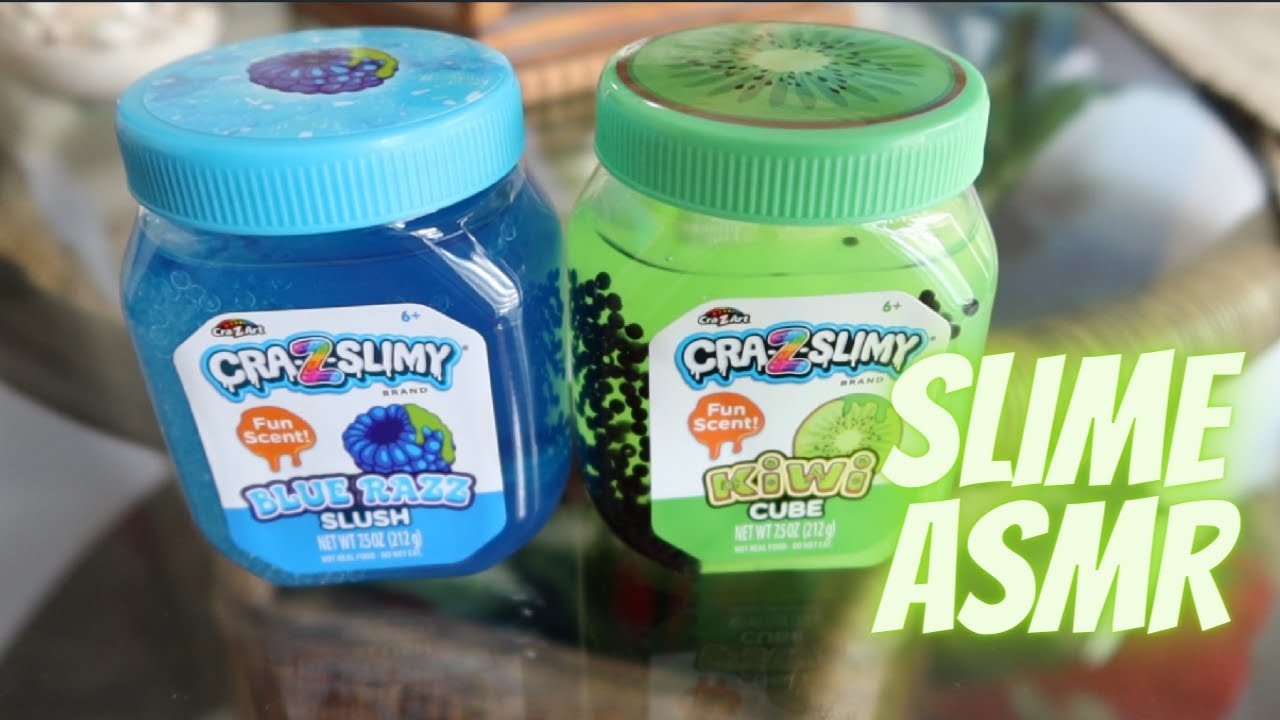 ASMR SLIME SOUNDS | Playing with Sticky Slime! | * No Talking* - YouTube