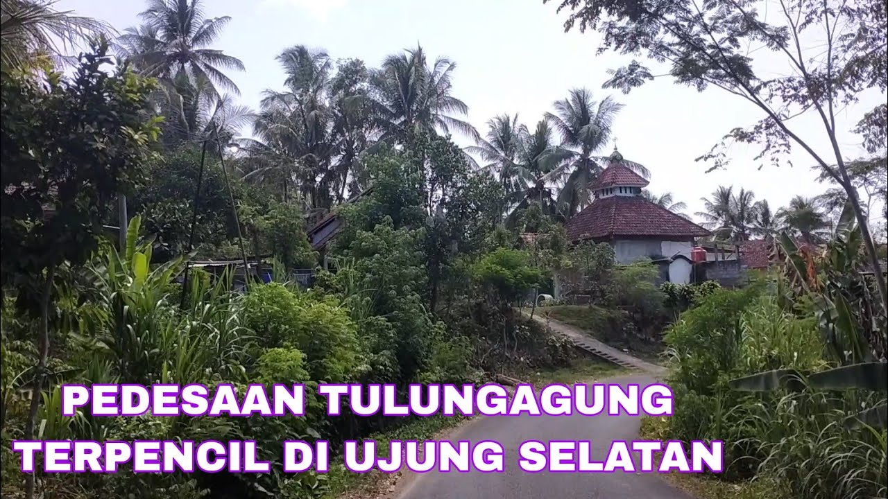 Pedesaan Tulungagung Jawa Timur Terpencil Di Ujung Selatan || Jalan ...