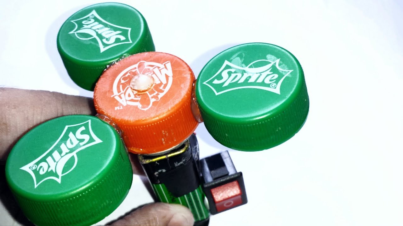 How to make Electric Fidget spinner 1000 RPM.at home using dc motor ...