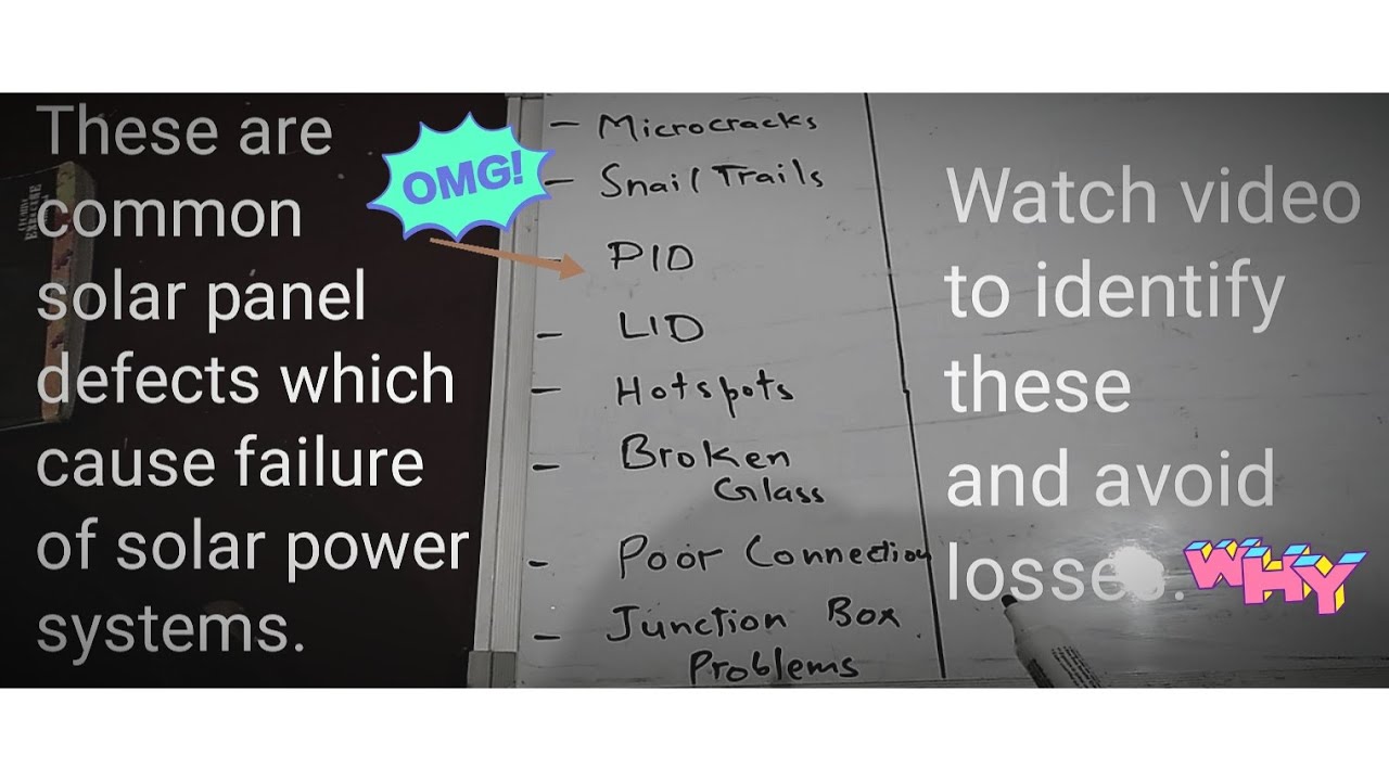 Common Defects in Solar Panels - YouTube