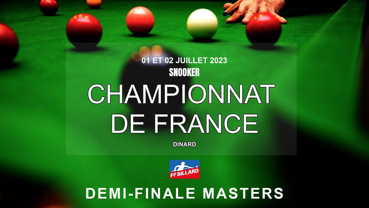 22/23 - Demi-finale du Championnat de France de Snooker - YouTube