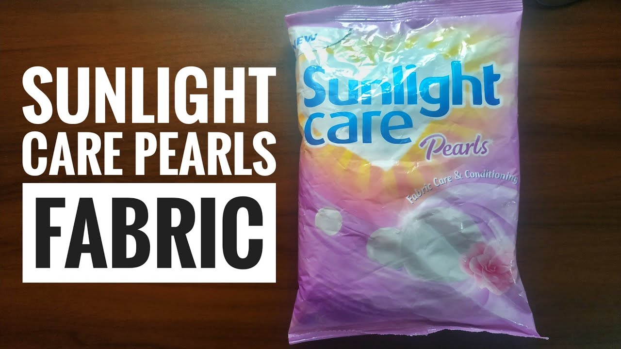 Sunlight Care Pearls Fabric Care and Conditioner - YouTube