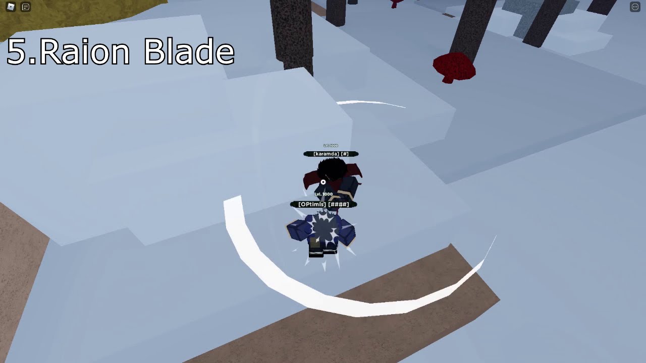 Raion Blade | SHOWCASE AND SPAWN LOCATIPONDS IN SHINDO LIFE | ROBLOX ...