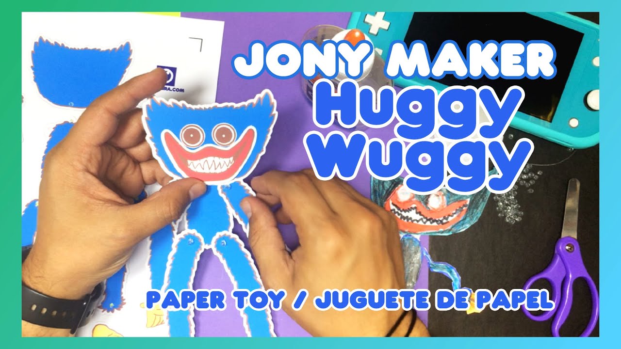 Huggy Wuggy paper toy - YouTube