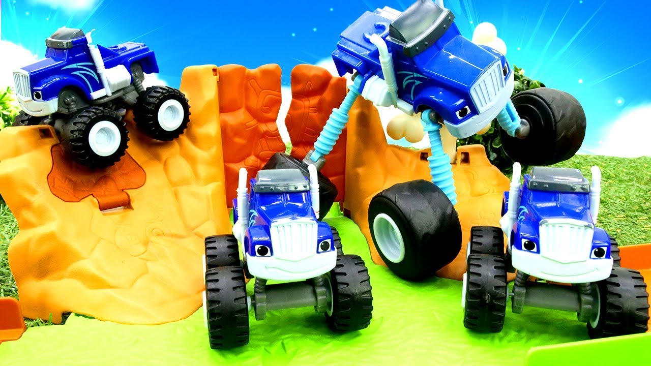 Crusher's Twins! Blaze and the Monster machines - Four Crusher Monster ...