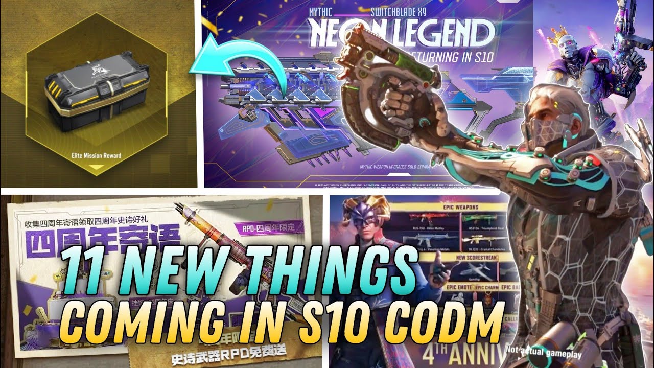 😱 Season 10 Mythic Switchblade Return + Battle Pass | Codm Season 10 ...