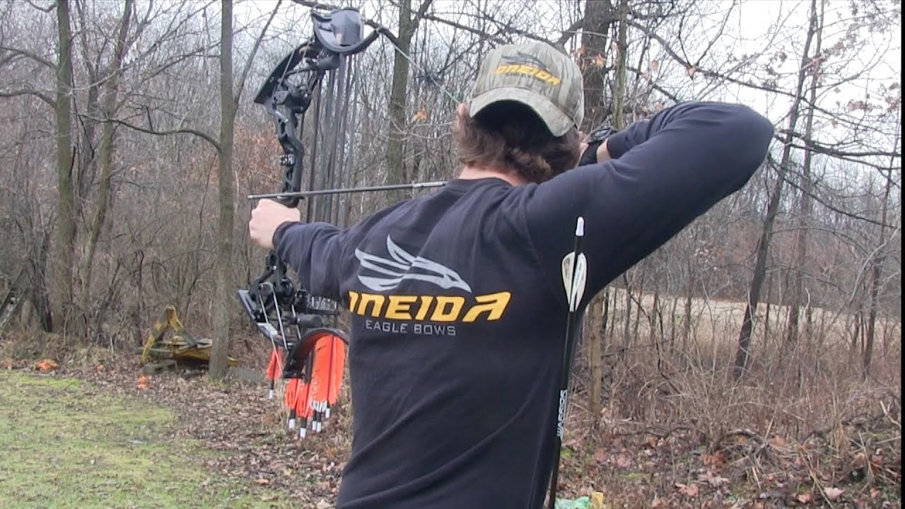 Shooting the target panic Answer release aid bare bow : Oneida Eagle ...