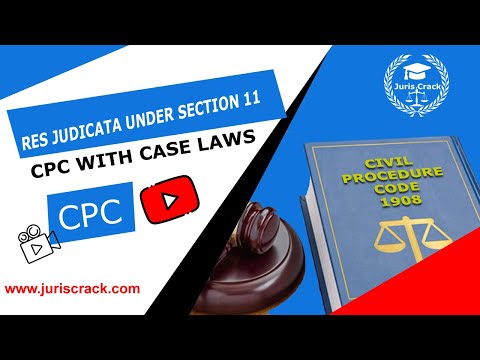 Res Judicata Under Section 11 of CPC With Case Laws - YouTube