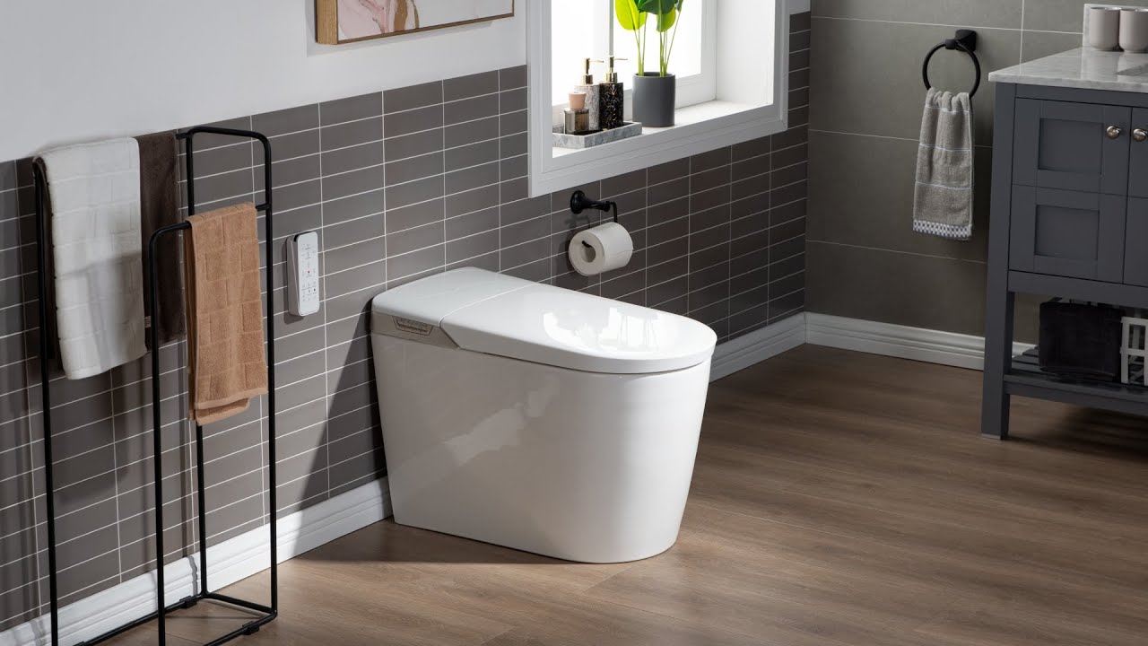 WOODBRIDGE B0980S Intelligent Smart Toilet, Massage Washing, Open ...