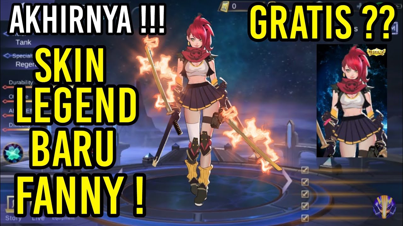 AKHIRNYA FANNY DAPAT SKIN SPECIAL BARU !!! SKIN UPCOMING MOBILE LEGEND ...