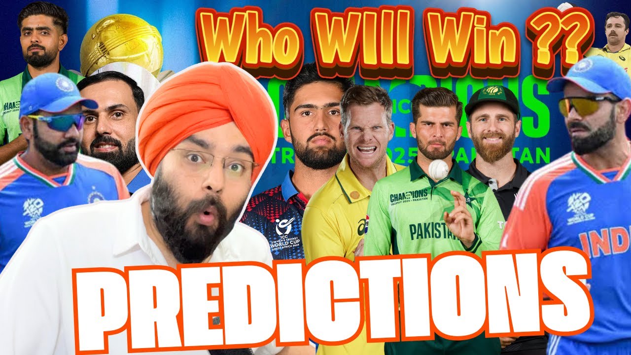 Champions Trophy 2025 Full Predictions: Who Will Win CT 2025 ?? Kya ...