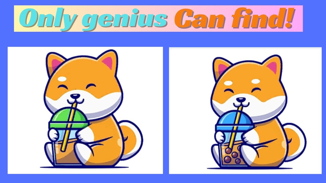 Find the difference - spot it [ find the easy differences ] - YouTube